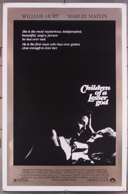 Original Children Of A Lesser God (1986) movie poster in AU condition ...