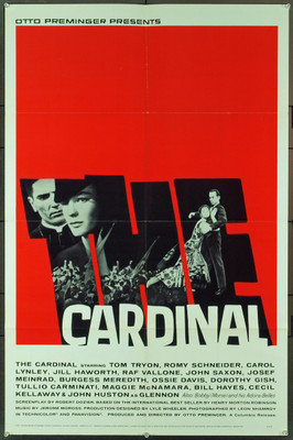 Original Cardinal, The (1963) movie poster in VF condition for $150
