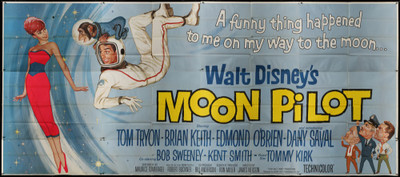 Original Moon Pilot (1962) movie poster in C8 condition for $500.00
