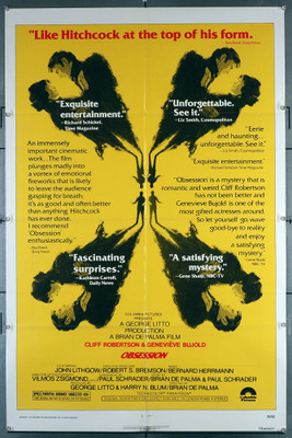 Original Obsession (1976) movie poster in VG condition for $35.00