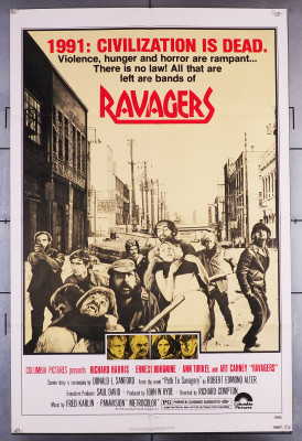 Original Ravagers (1979) movie poster in c8 condition for $40.00