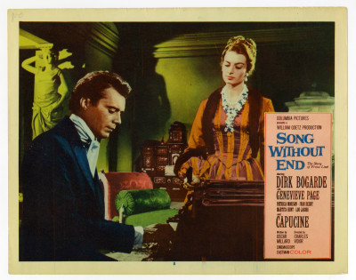Original Song Without End (1960) movie poster in VG condition for $45.00