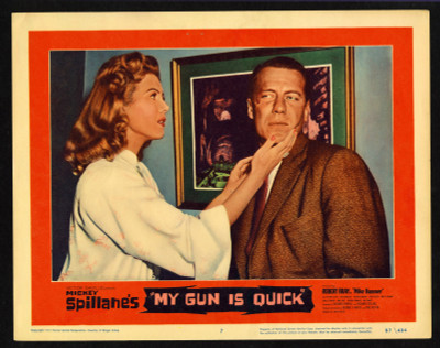 Original My Gun Is Quick (1957) movie poster in VG condition for $18.00