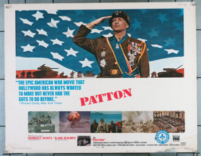 Original Patton (1970) movie poster in C7 condition for $190.00
