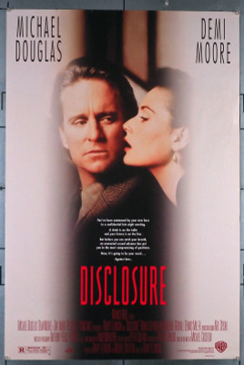 Original Disclosure (1994) movie poster in C8 condition for $35.00