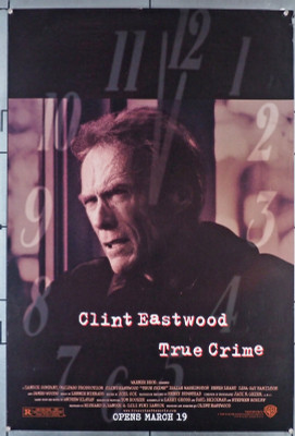 Original True Crime (1999) movie poster in C8 condition for $33.00