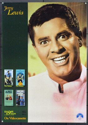 Original Jerry Lewis () movie poster in C8 condition for $25
