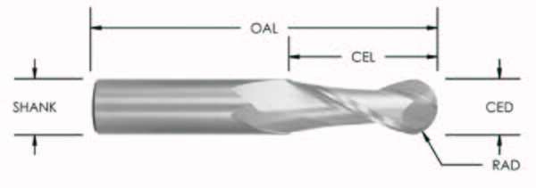 Ball Nose | CNC Ball Nose Router Bits | CleBitCo