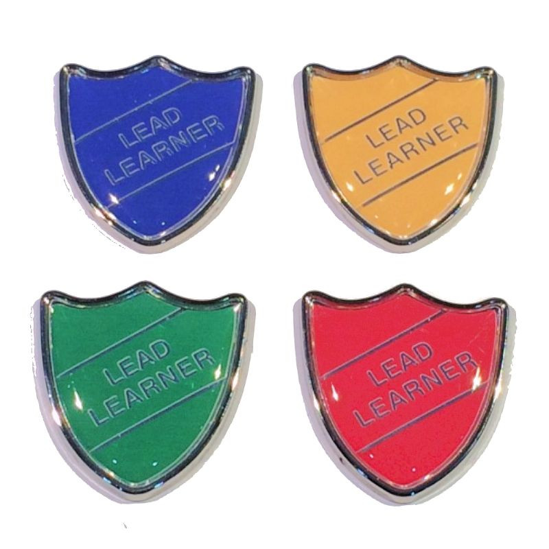 LEAD LEARNER - SHIELD Lapel Badge - Awards Engraving