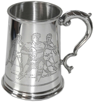 1pt Rugby Pewter Tankard - Awards Engraving