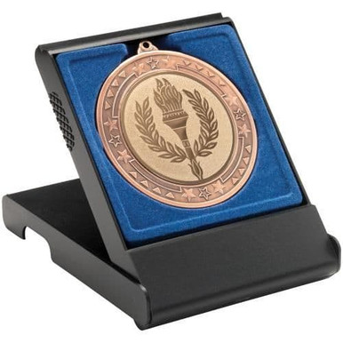 Medal Box MB10B Black 50/60/70mm Recess - Awards Engraving