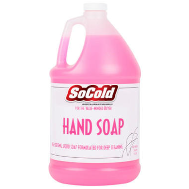 1 Gallon Hand Soap - 4/Case (HANDSOAP-PINK) | SoCold Products
