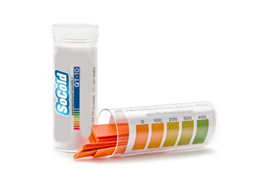 Noble Chemical QT-10 Quaternary Test Strips - 100/Vial (373QUATVIAL ...