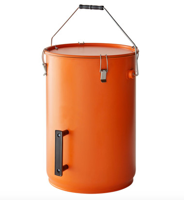 Fryclone 6 Gallon Orange Utility Pail (259FOP6GL) | SOCOLD PRODUCTS