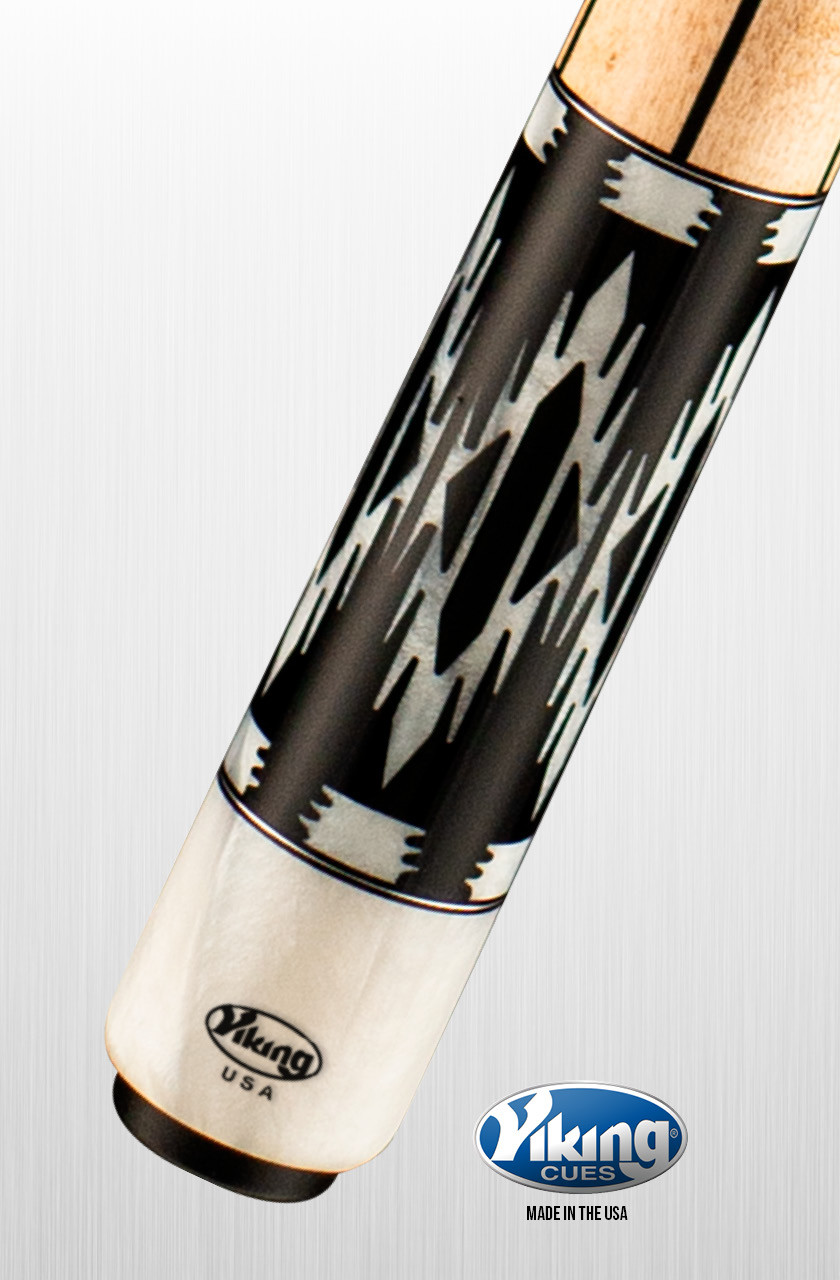 Viking Heirloom Cues - Two Feathers White Wolf Pool Cue