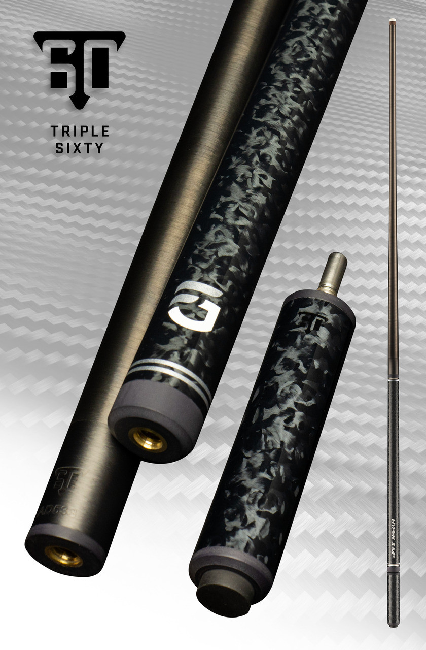 Triple 60 Hyper Jump Carbon Fiber Jump Cue - vikingcue.com