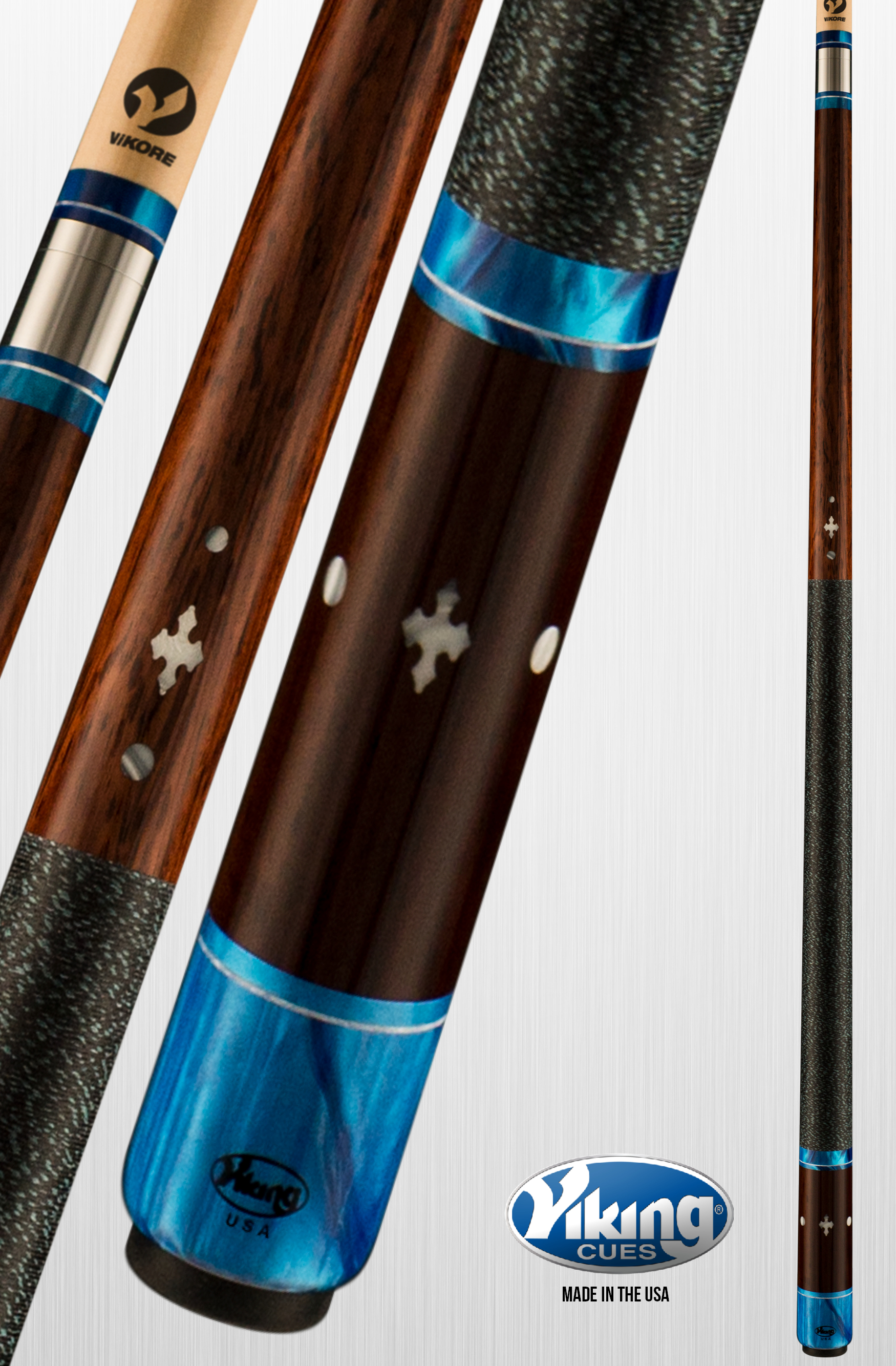 Viking Cues B4507 equipped with High Performance Shaft | American Made ...