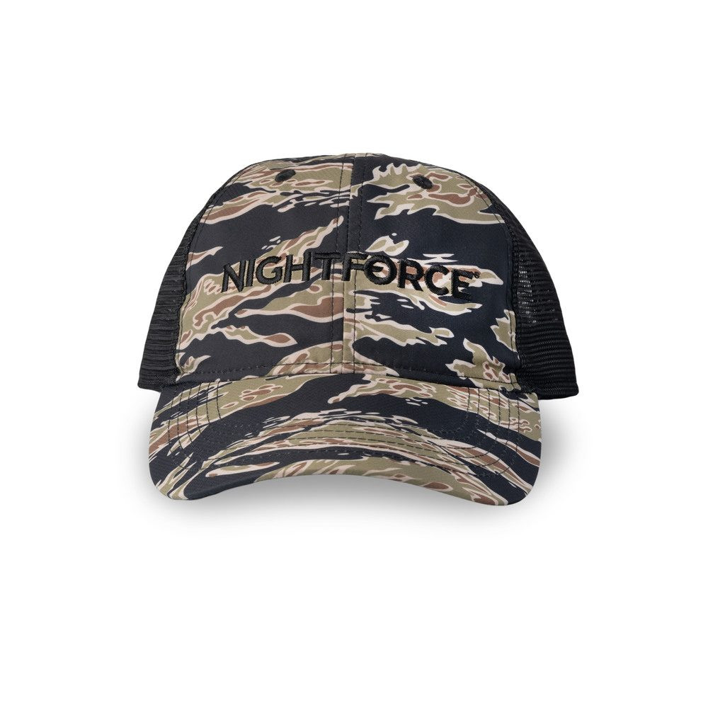 NF Tiger Stripe Unstructured Mesh Back Hat - Nightforce Optics