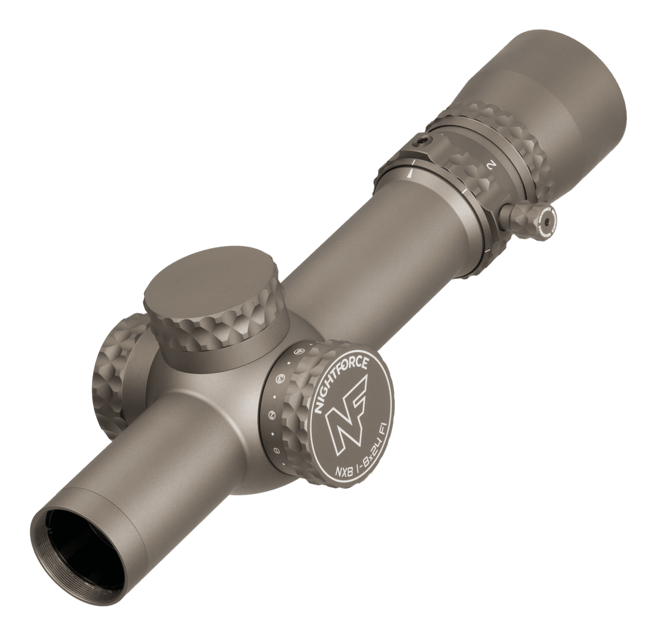 NX8 - 1-8x24mm F1 Capped - Nightforce Optics