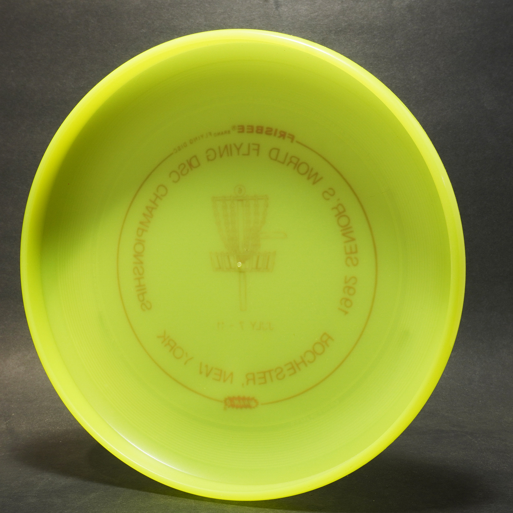 Wham-O World Class Frisbee (82 E) 1992 World Senior Flying Disc ...