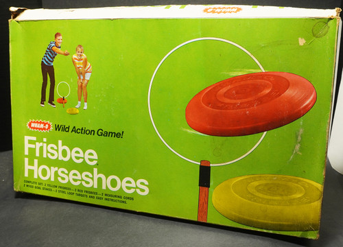 Wham-O Vintage Frisbee Horseshoes w/ Regular Frisbees - WRIGHTLIFE.COM ...