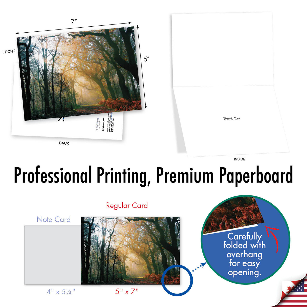 Shining Through Thank You - A Thank You Greeting Card