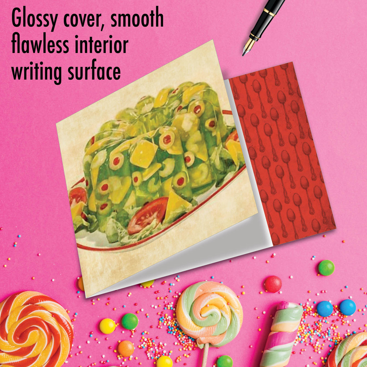 Square Marvelous Gelatin Molds Birthday Greeting Card