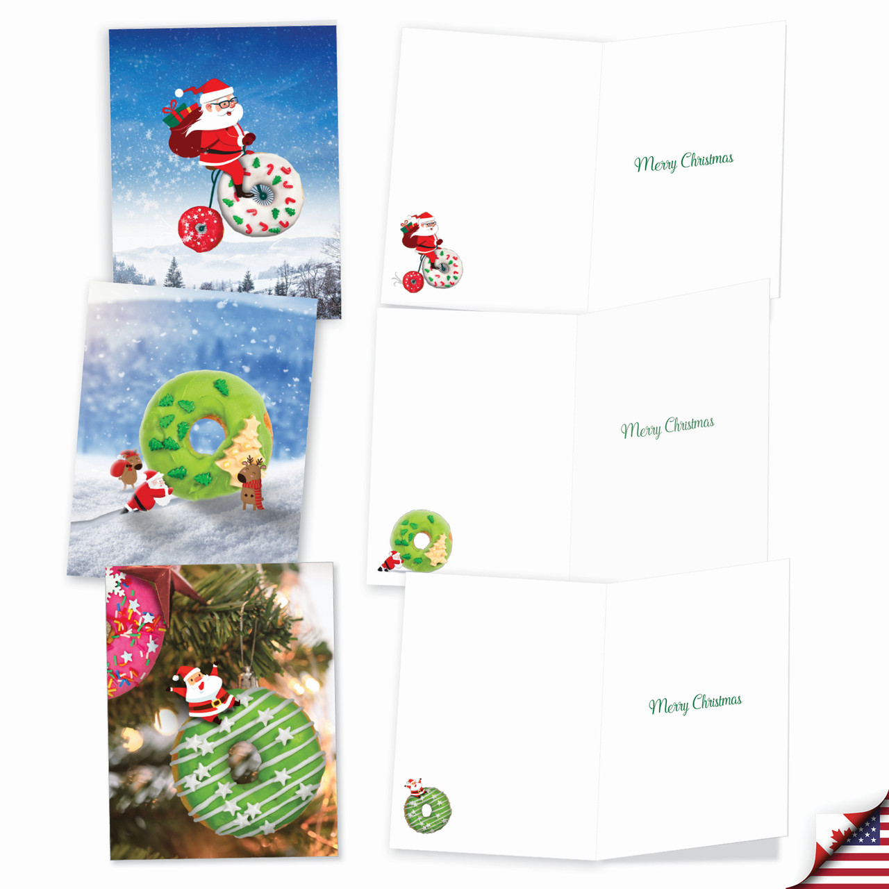 AM3489XS - Donut Ho Ho Holes: Assorted Set Of Notecards ...