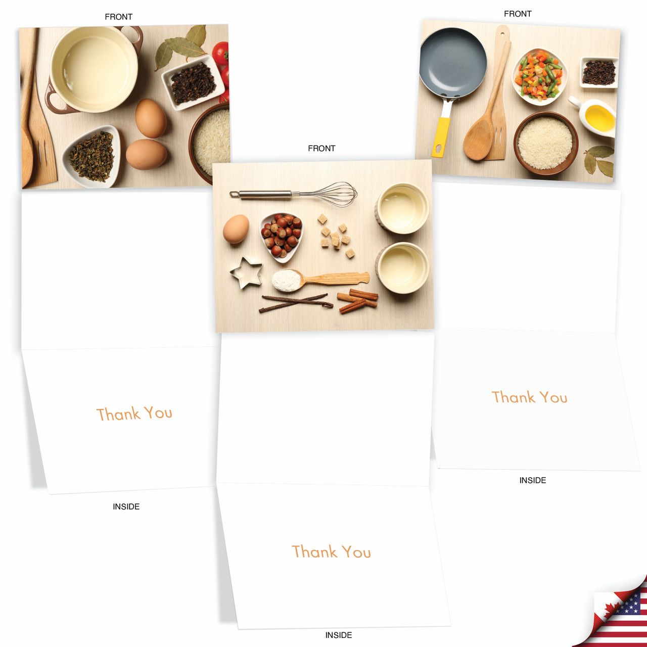 Culinary Notecards Thank You Notecards