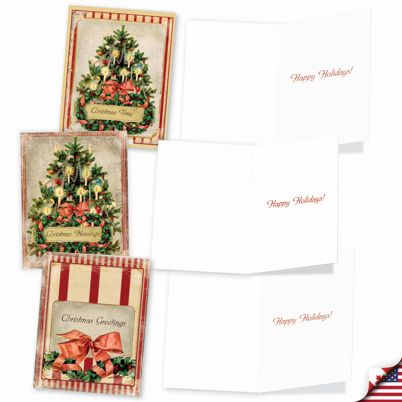 Holiday Memories Christmas Notecards - 10 Pack