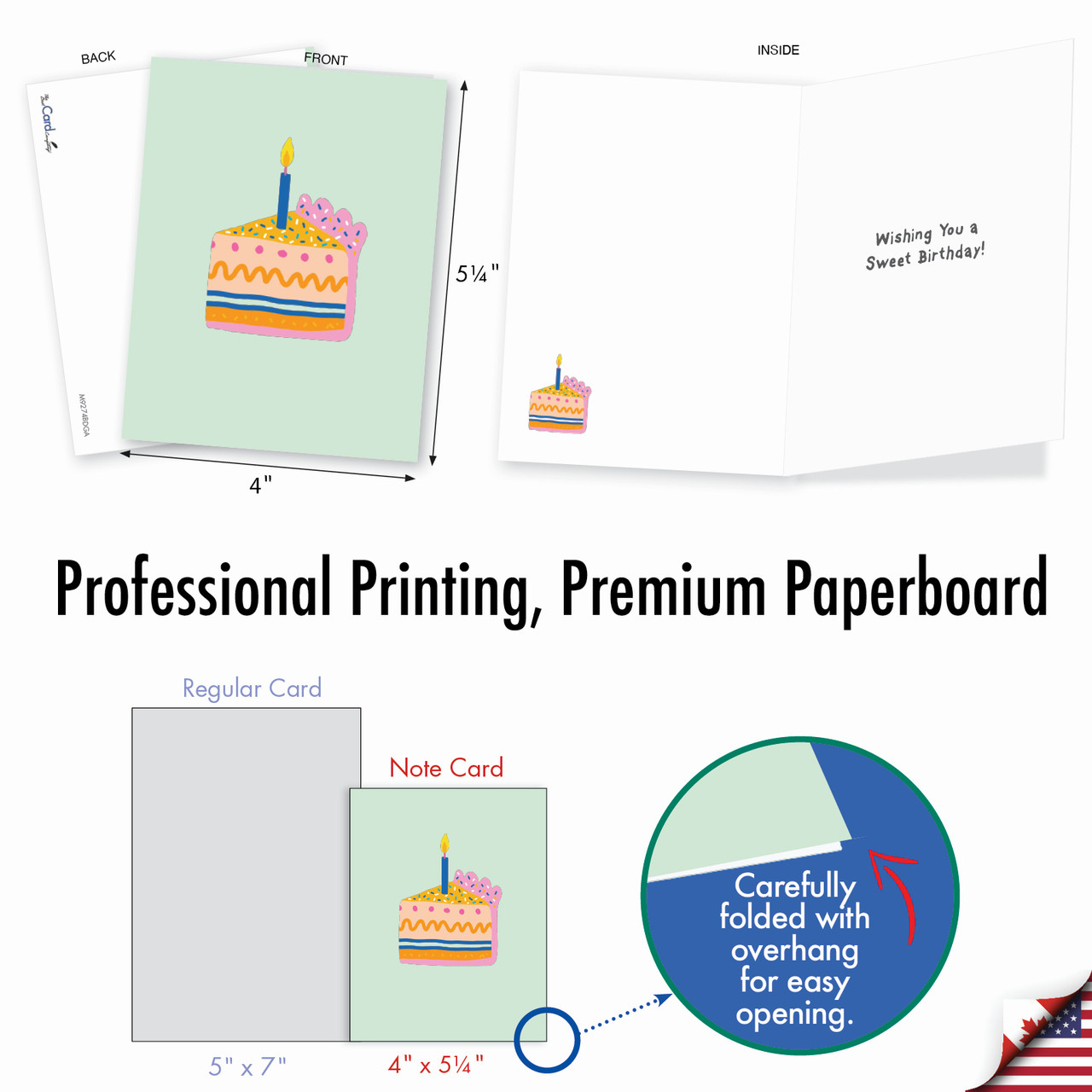 Happy Birthday Cakes, Assorted Set Of Birthday Notecards - AM9274BDG ...