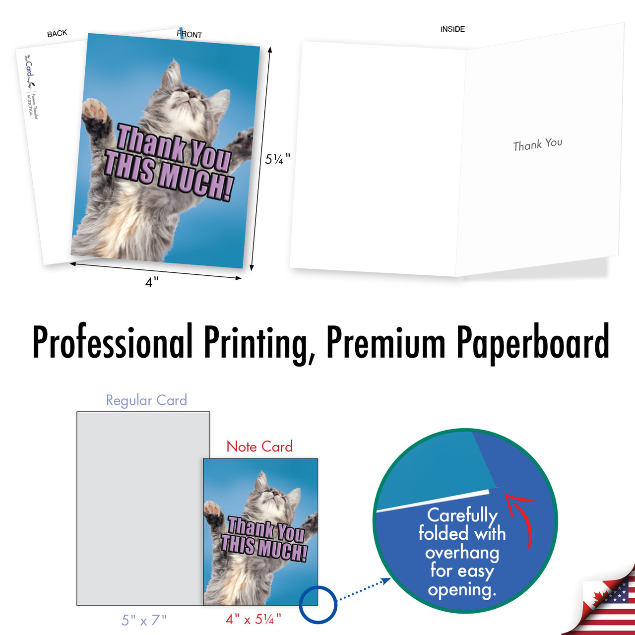 Forever Thankful, Assorted Set Of Printed Thank You Notecards ...
