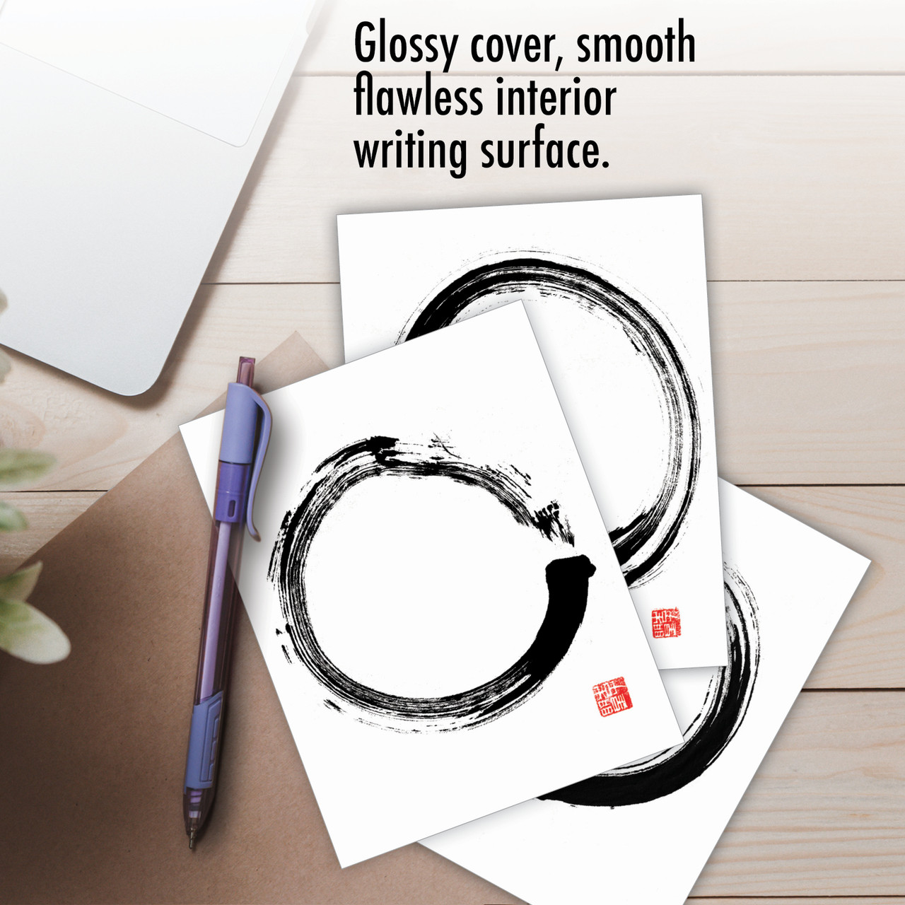 Zen Circles Thank You Notecards