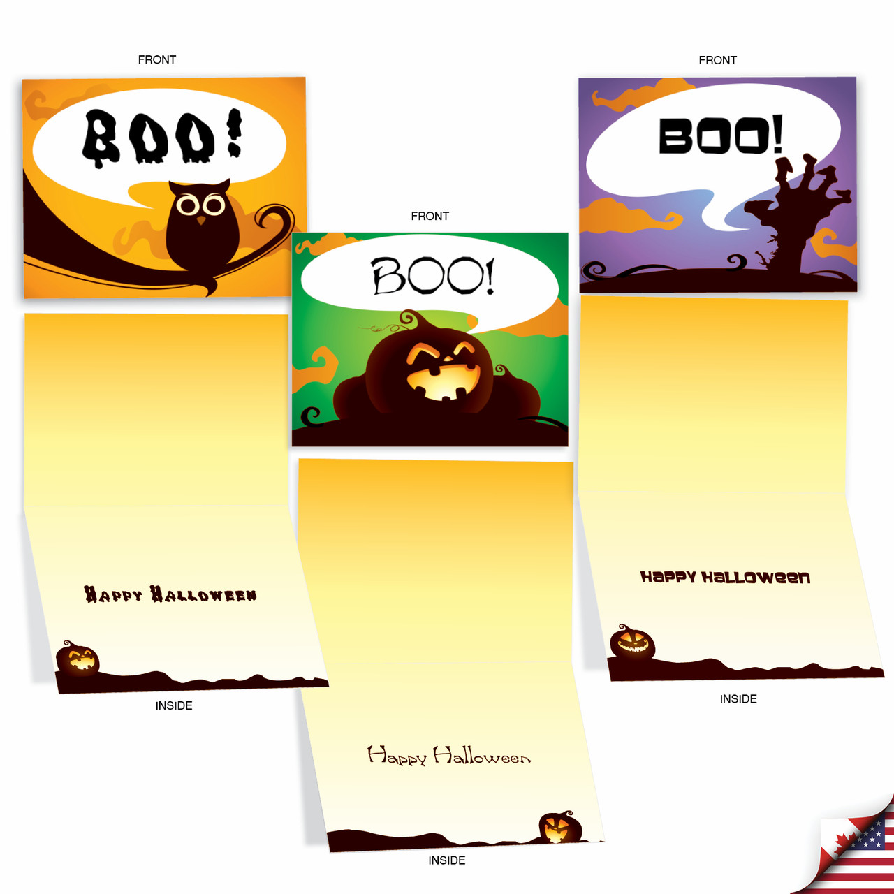 Boo-tiful Notes Halloween Notecards
