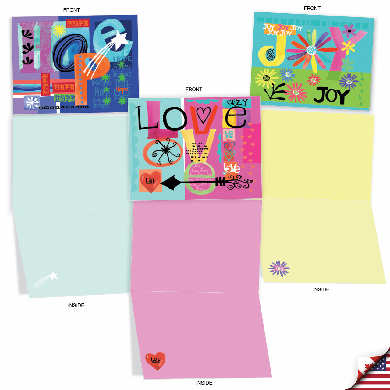 Grateful Graffiti Blank Notecards