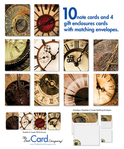Clockwork Notecards Download & Print Free