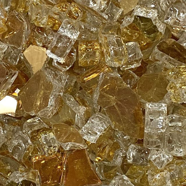 Gold Premium Fire Glass