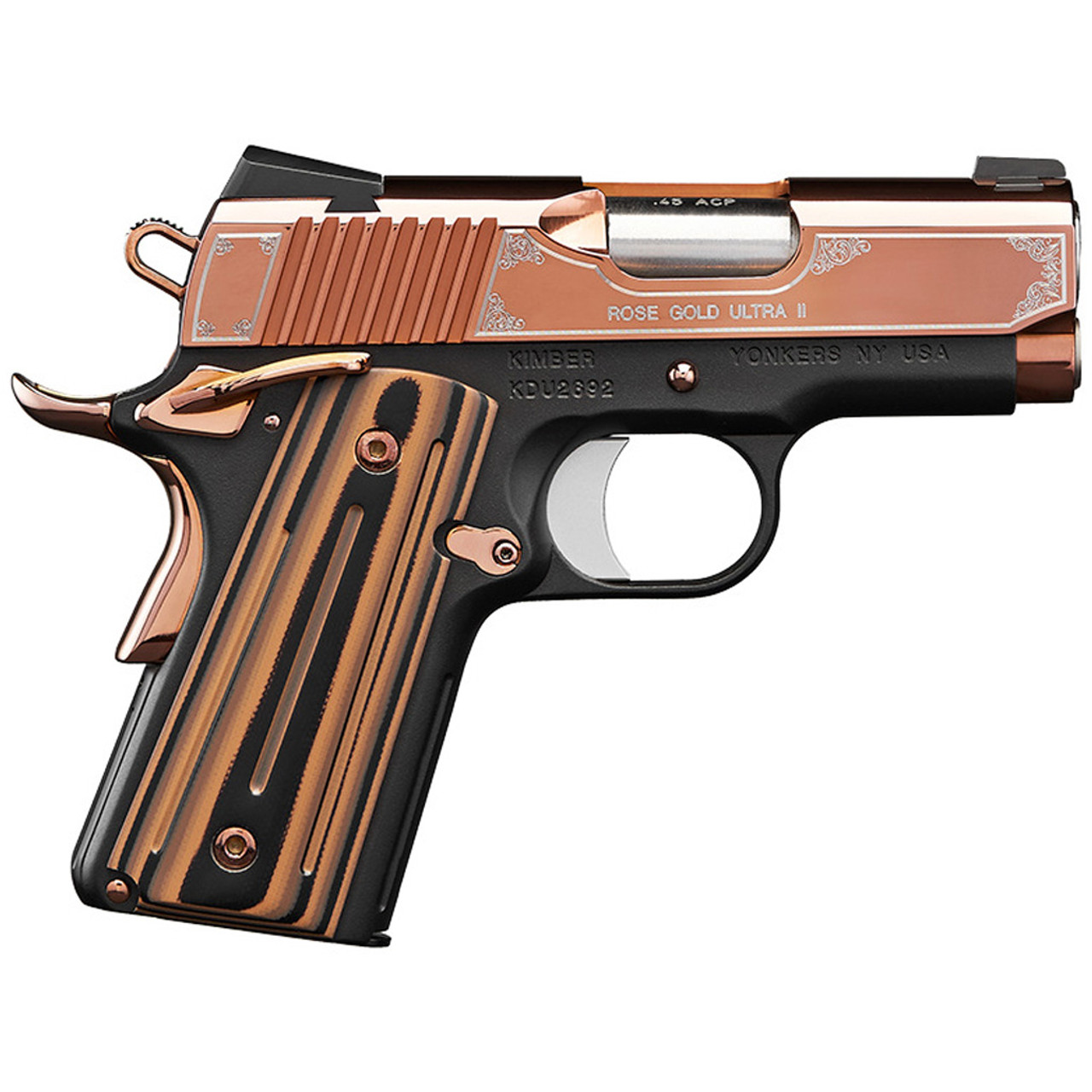Kimber Rose Gold Ultra II Pistol 45 ACP 3 in. Rose Gold 7 rd. - Freedom ...
