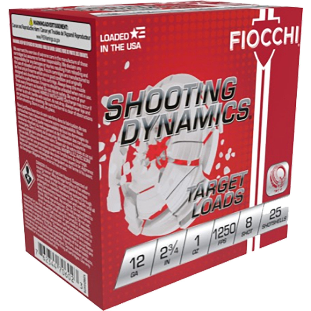 Fiocchi Shooting Dynamics Shotgun Loads 12 ga. 2.75 in. 1 oz. 1250 FPS ...