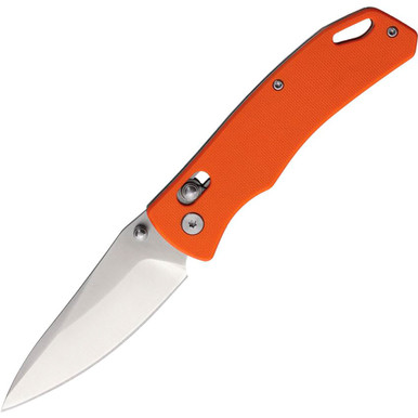SZCO G10 Rolling Lock Stainless Folder Knife 4.25 in. Orange - Freedom ...