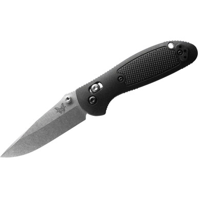 Benchmade Pardue Mini Drop Point Folding Knife Drop Point Black ...