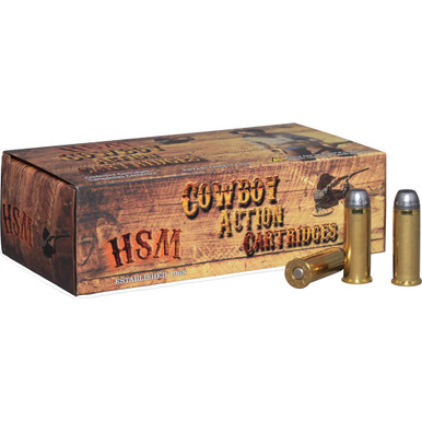 HSM Cowboy Action Rifle Ammunition 45-70 Govt. 405gr. RNFP Cowboy 20 rd ...