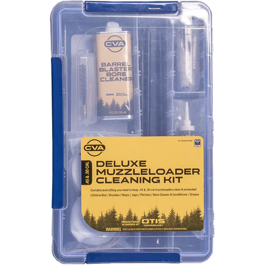 CVA Deluxe Muzzleloading Cleaning Set Cleaning Rod w/ Rotating Handle ...