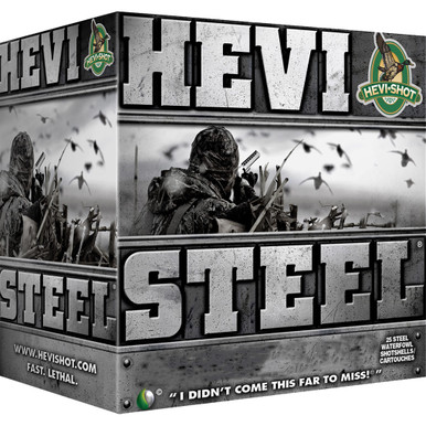 Hevi Shot Hevi Steel Load 12 ga. 3.5 in. 1 3/8 oz. 2 Shot 25 rd ...