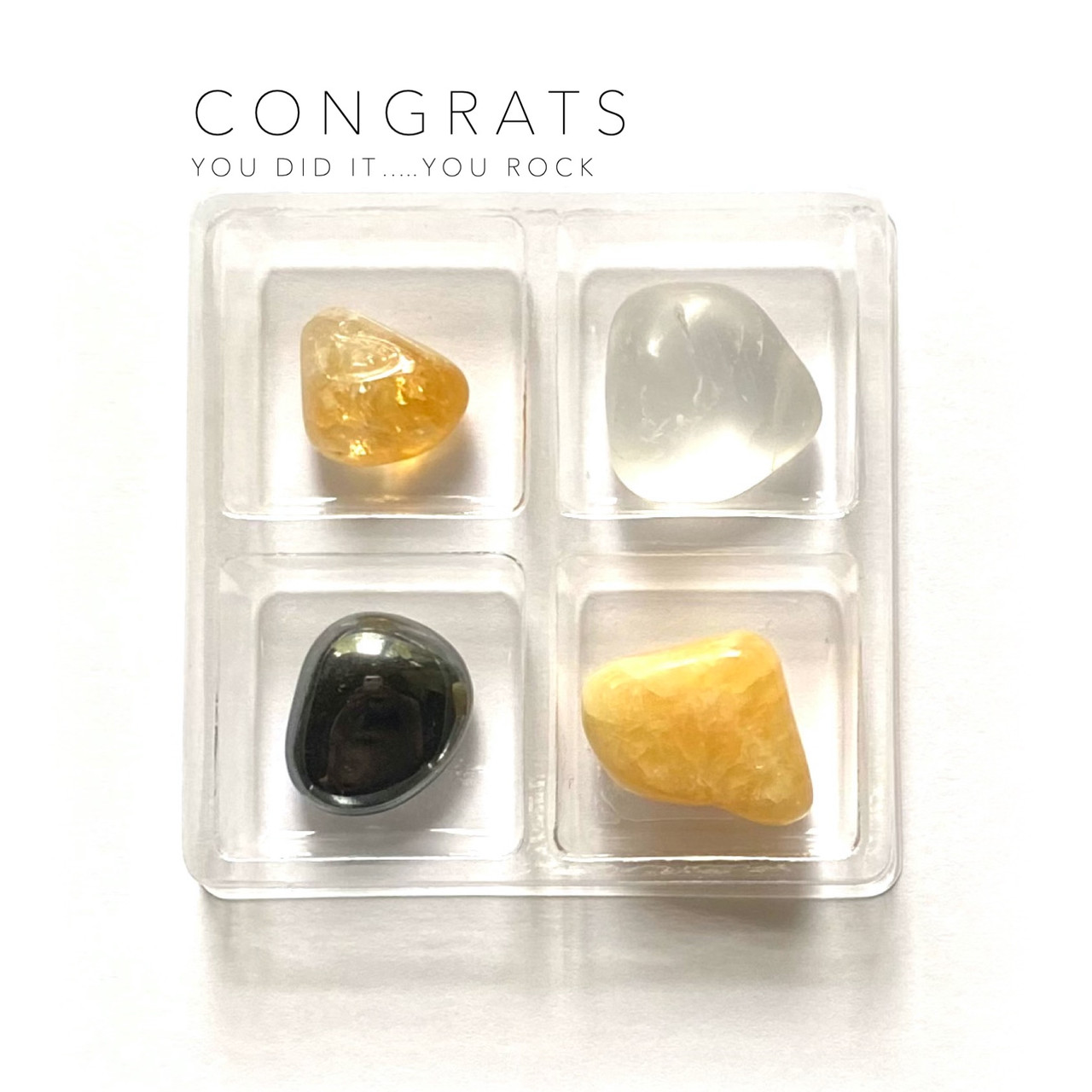 Congratulations Crystal Set | Good Luck Crystals | Karma | Congrats