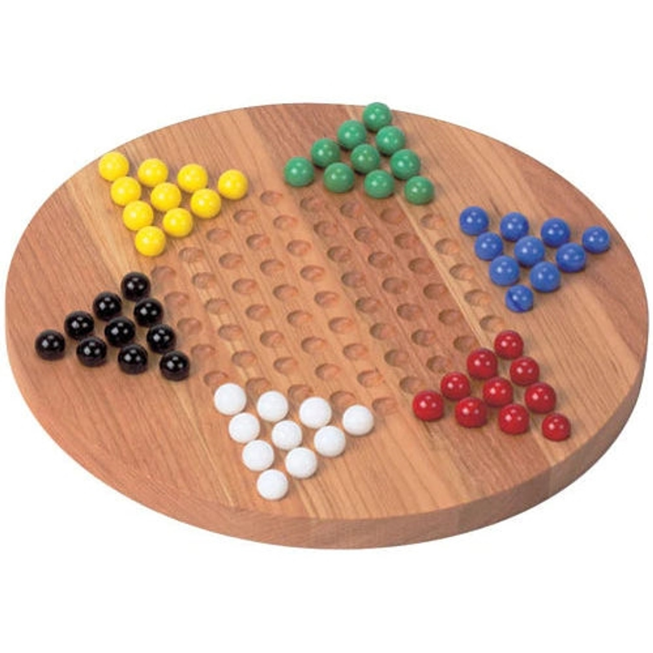 Chinese Checkers Wooden Game Family Balls Made in USA