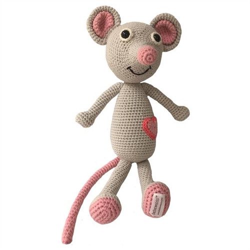 Organic Toys | Stuffed Animal Mouse | Bebemoss | Emma