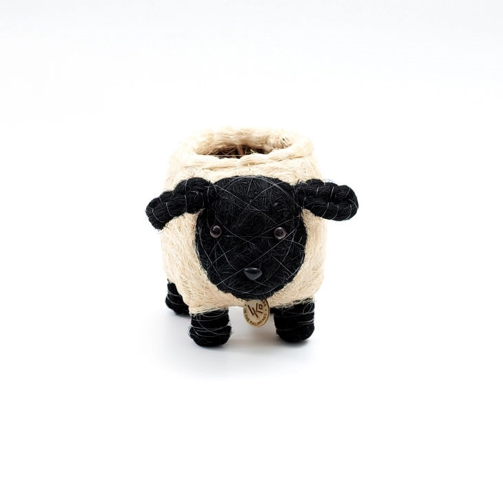 Animal Planter for Kids | Sustainable Plant Pot | Handmade Sheep