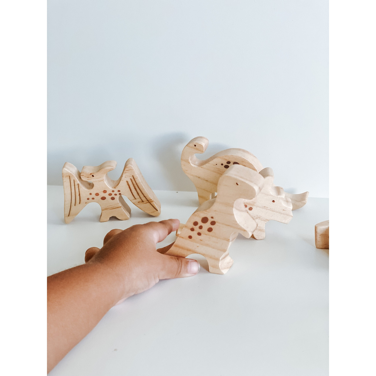 Wooden Dinosaur Stacking Toy | Early Learning Games
