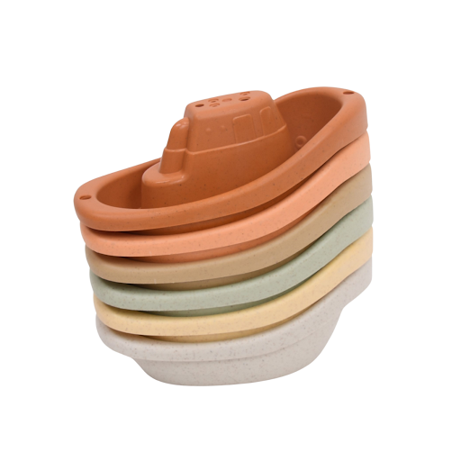 Boat Bath Toys | Stackable Boats | Ecofriendly | non-plastic
